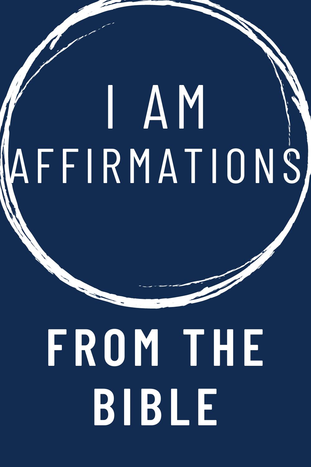 I Am Affirmations From The Bible