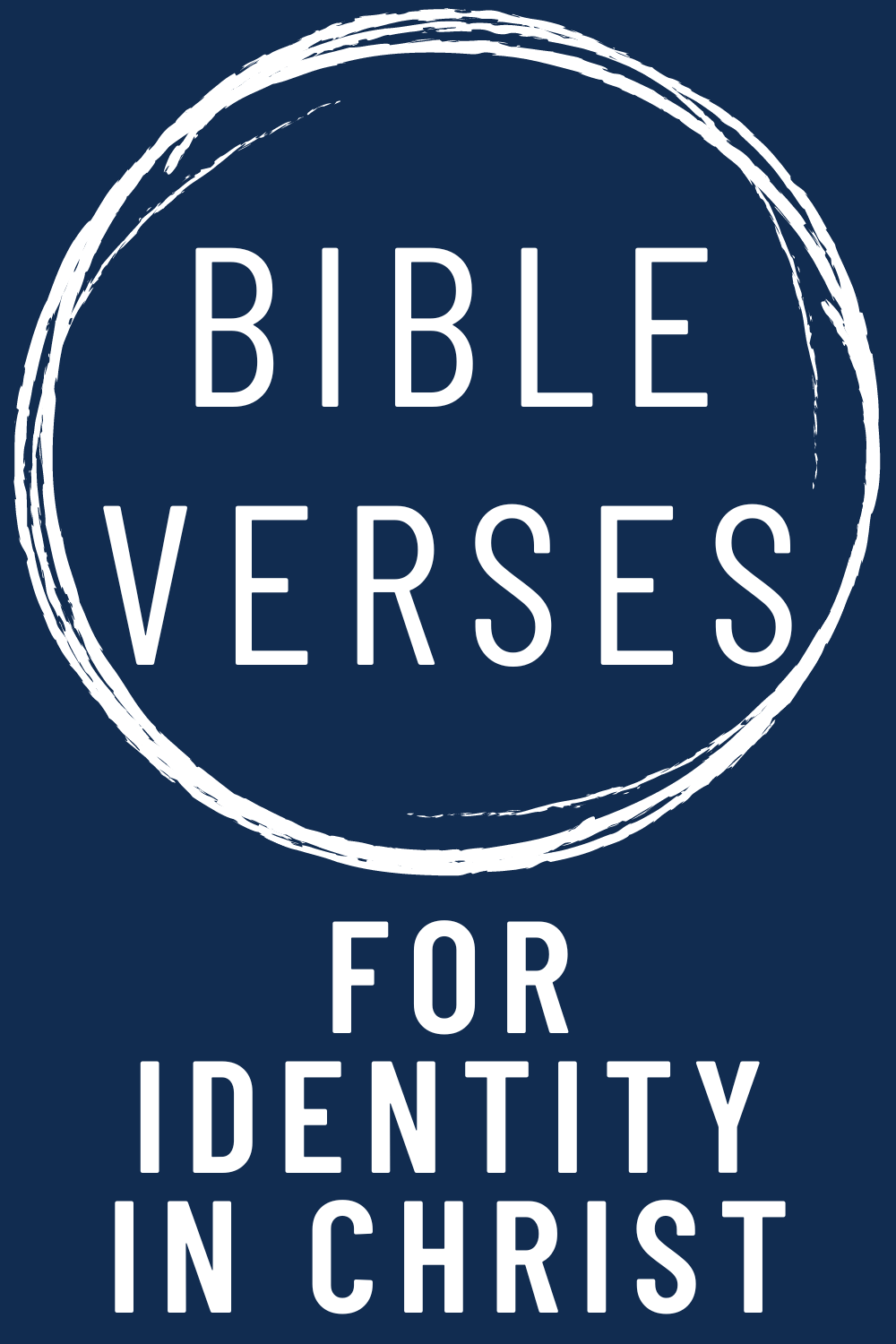 Identity In Christ Verses
